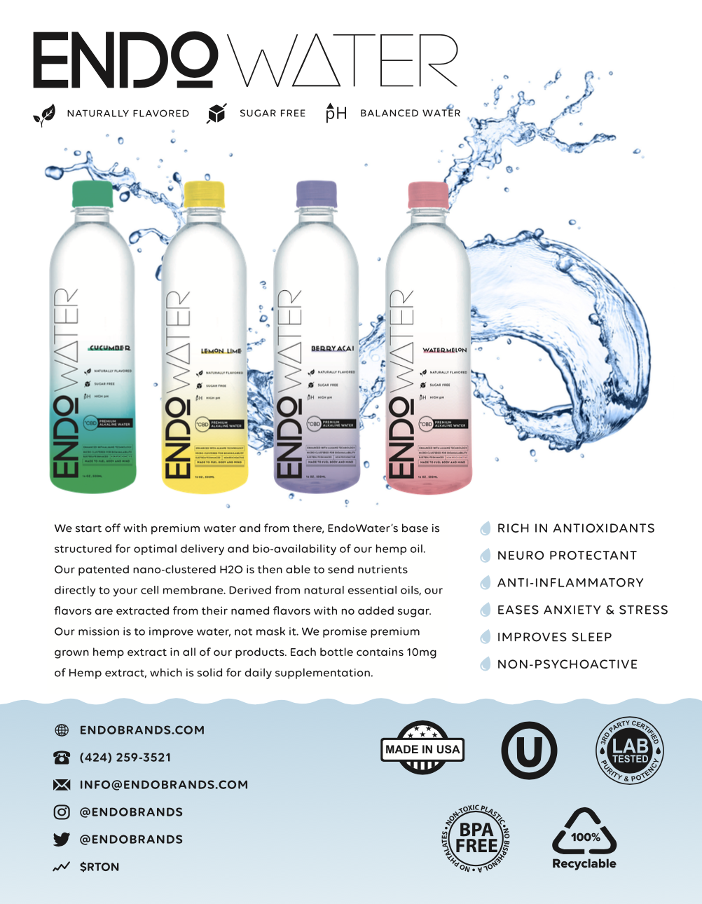 NewMediaWire | Right On Brands (RTON) Introduces Premium CBD Flavored ...